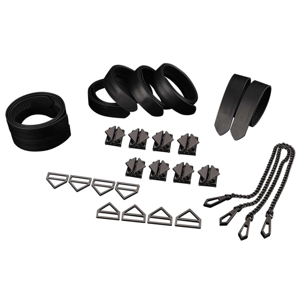 LOCKINK 8-Bondage-Straps Restraint Set Black | | Sklep internetowy Secret Place