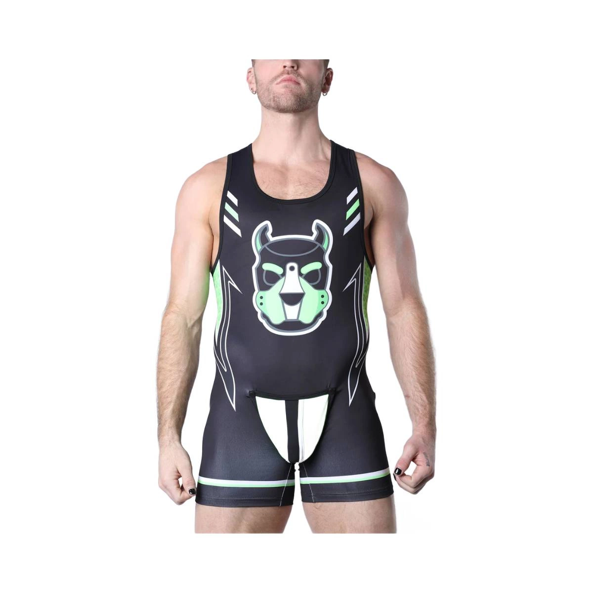 Trykot Pup Tron Zipper Singlet Green Xl CellBlock13 XL | Ubrania ...